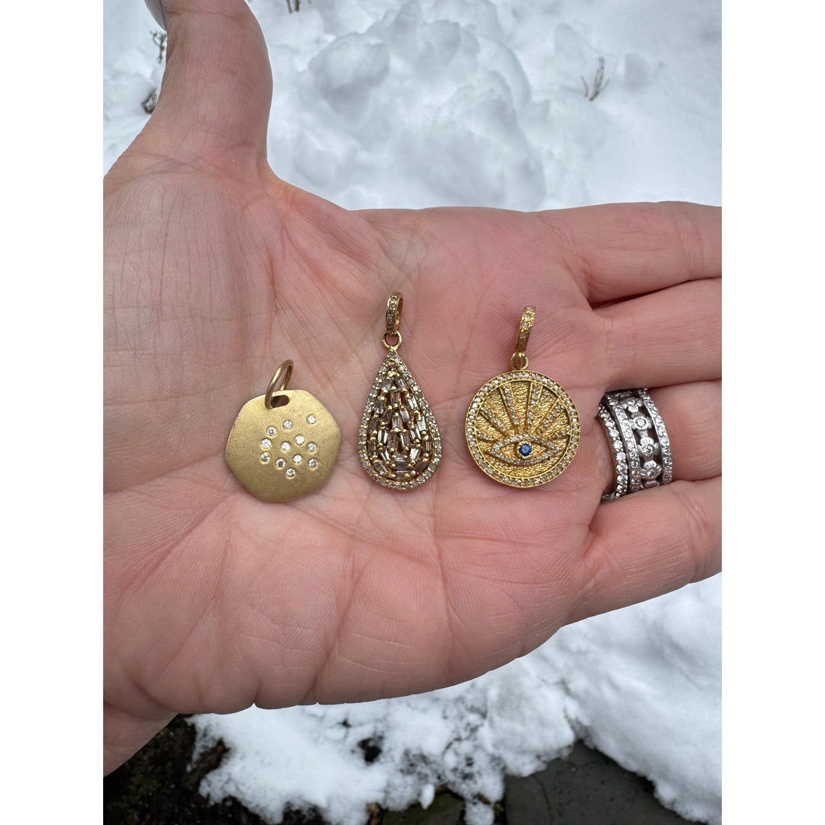 Small Gold Assorted Pendants – Ilissa MIchele Jewelry